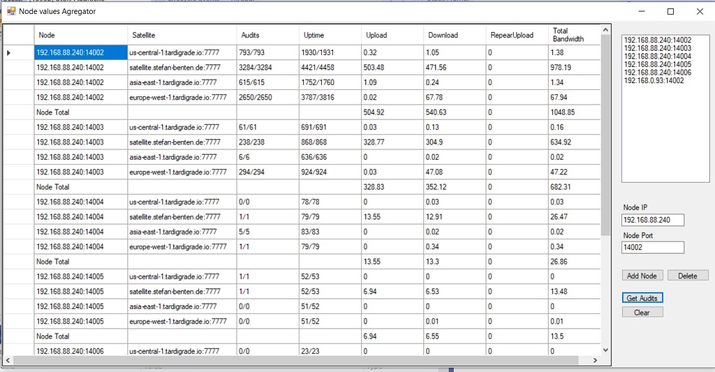 Application Dashboard for Local Nodes - Node Operators - Storj ...