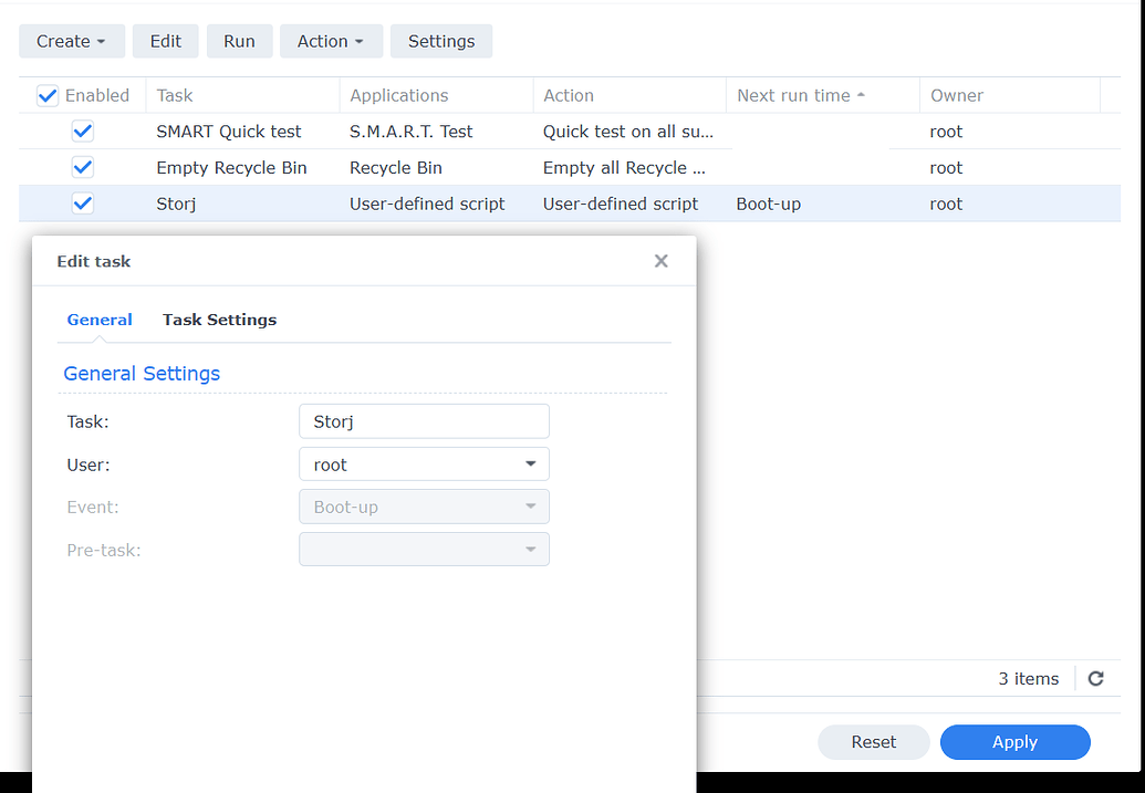 My Docker Run Commands For Multinodes On Synology Nas Node Operators Storj Community Forum