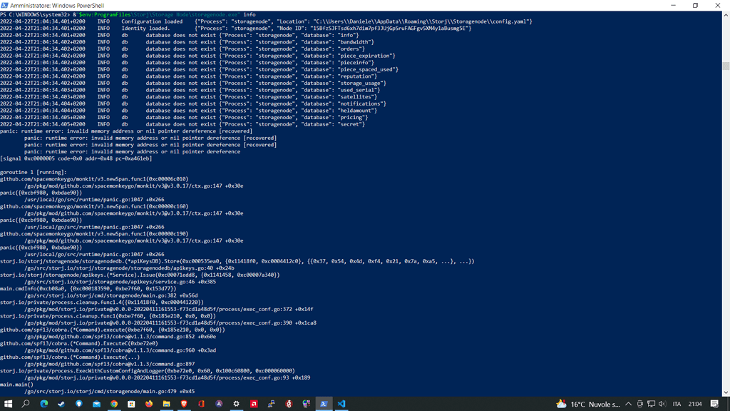 Node connection problems after a power outage - troubleshooting - Storj ...
