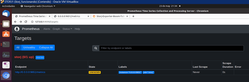 Prometheus Error Troubleshooting Storj Community Forum Official
