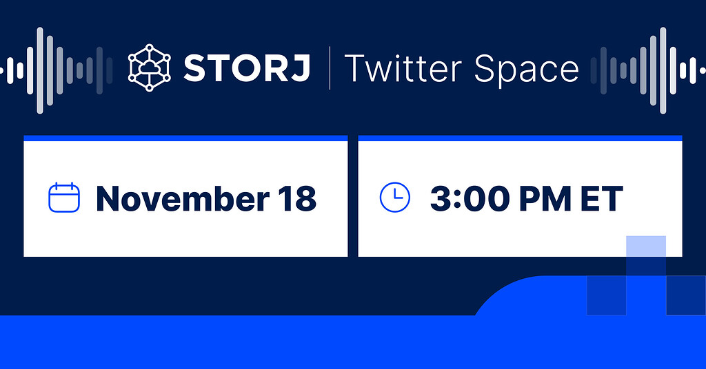 Bi-Weekly Updates and Live Q&A Twitter Space Friday Nov 18 3:00 PM ET ...