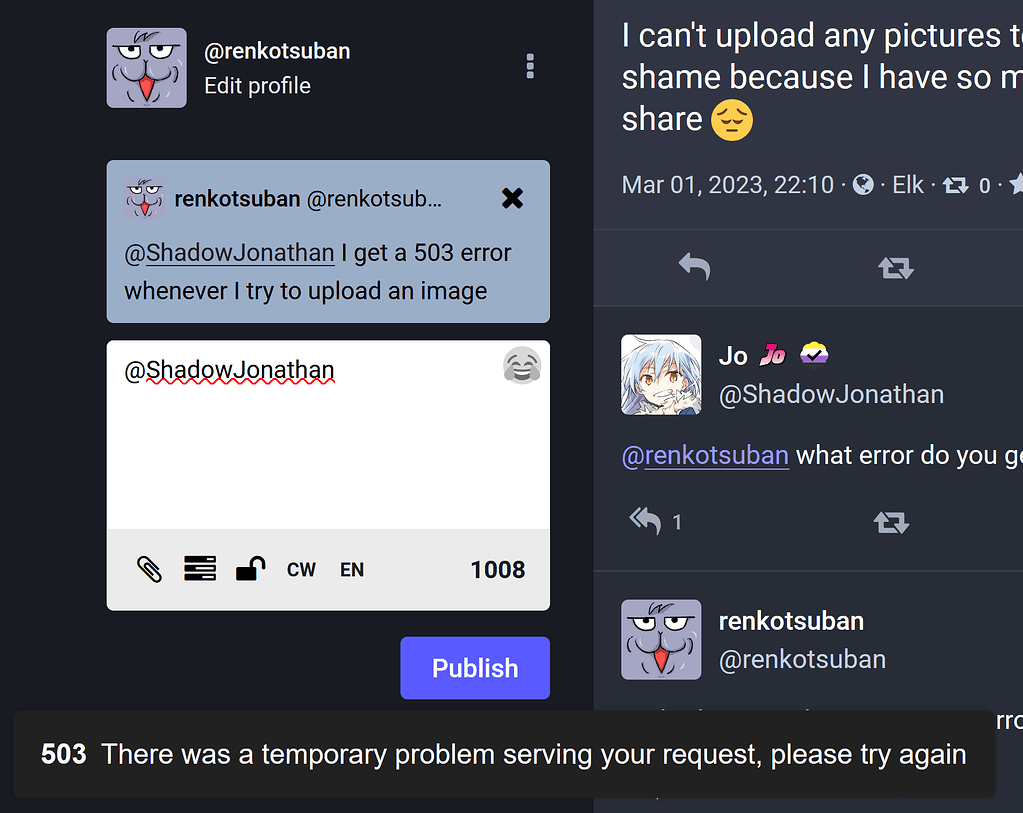 Not all images are loading on Mastodon instance, and some new images cannot be uploaded ...